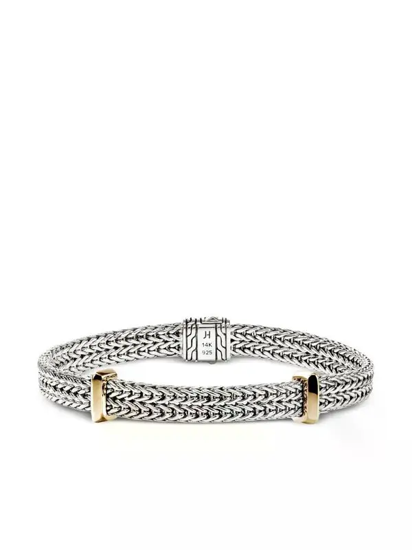 John Hardy 14k Yellow Gold And Sterling Icon Link Bracelet - Silver