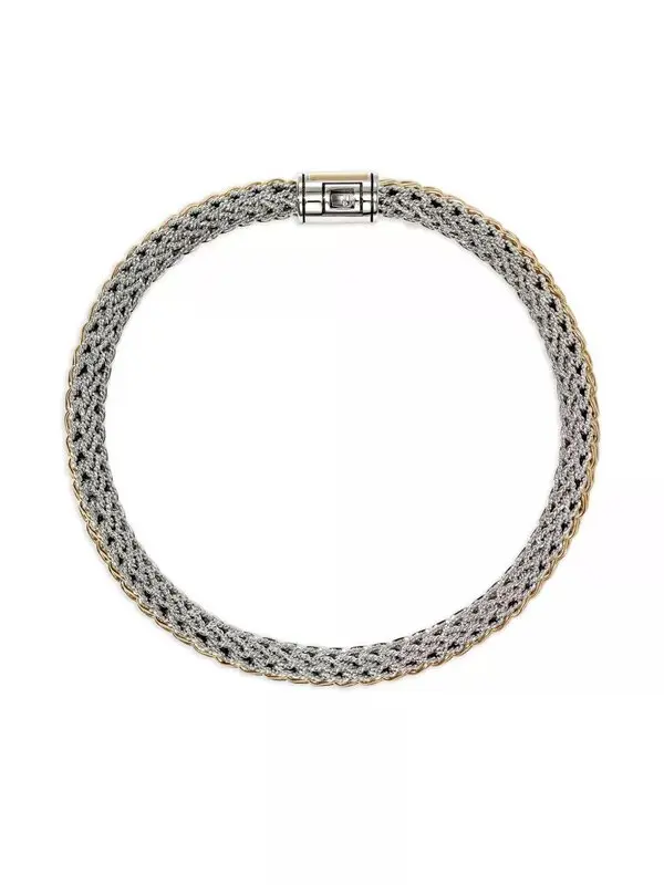 John Hardy 14k Yellow Gold And Sterling Icon Bracelet - Silver