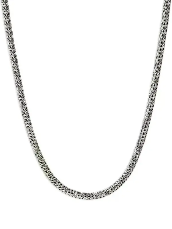 John Hardy Sterling Icon Diamond Necklace - Silver
