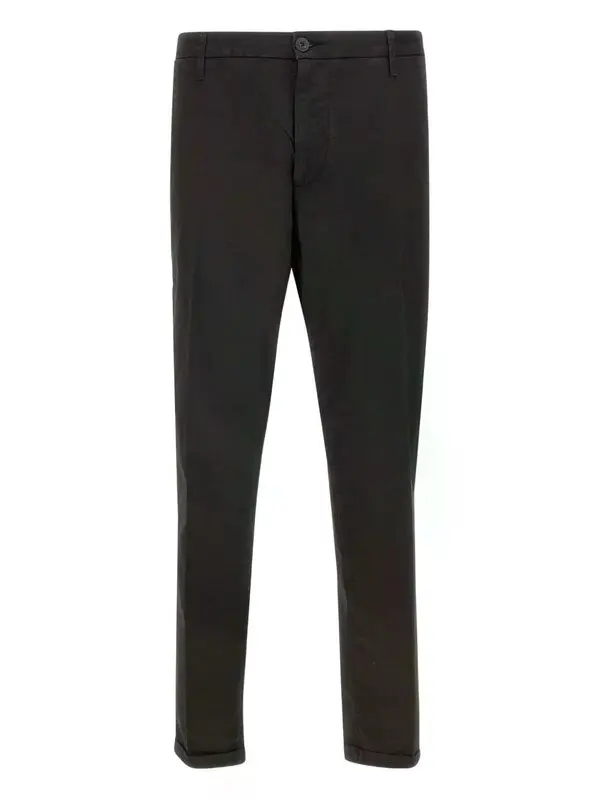RE-HASH Welt-pocket Chino Trousers - Black