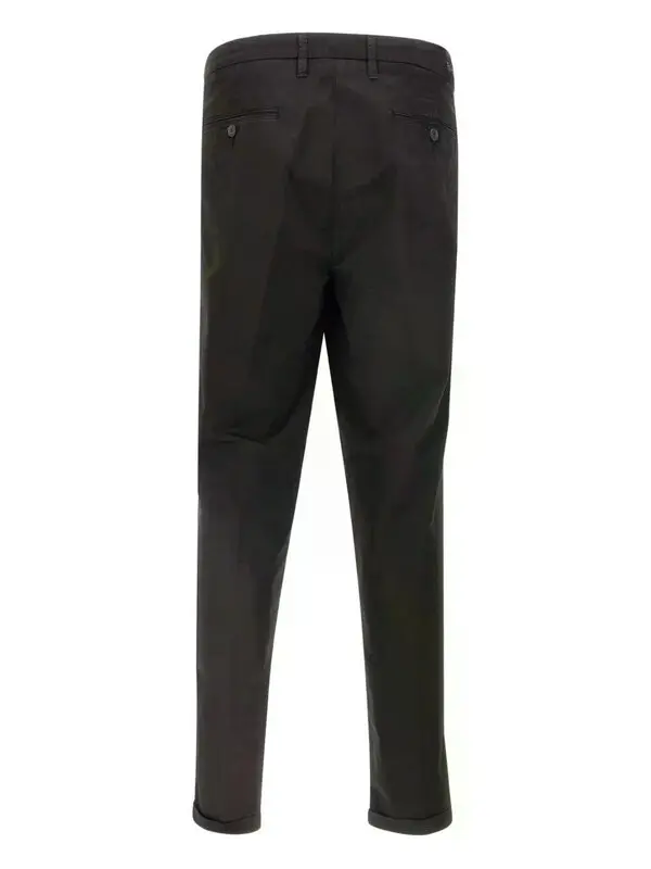 RE-HASH Welt-pocket Chino Trousers - Black