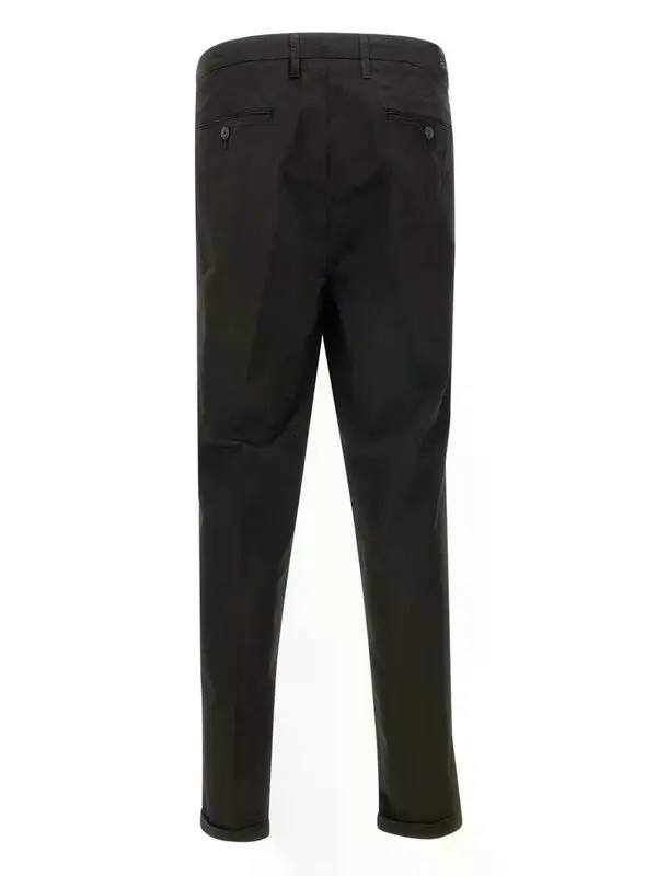 RE-HASH Welt-pocket Chino Trousers - Black