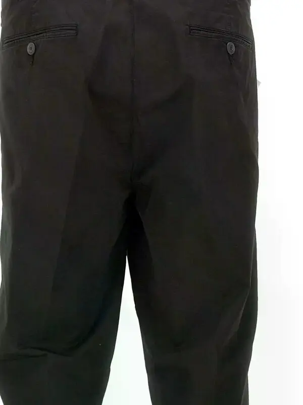 RE-HASH Welt-pocket Chino Trousers - Black