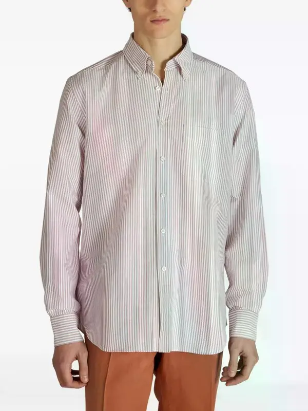 GLANSHIRT Striped Oxford Shirt