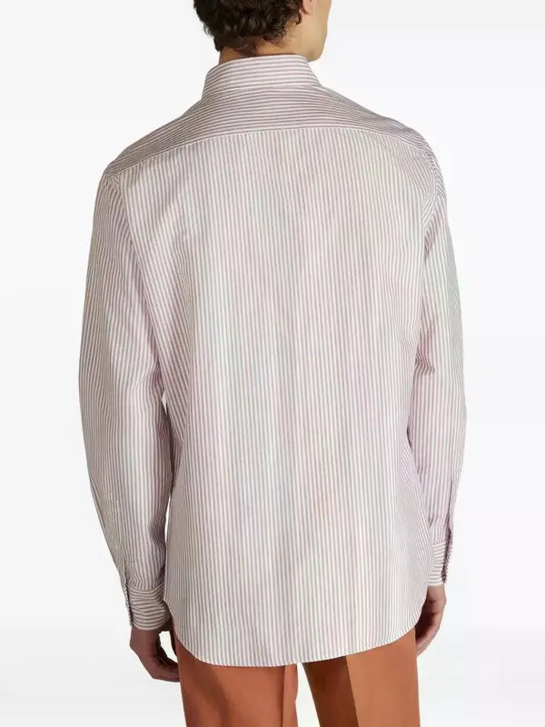 GLANSHIRT Striped Oxford Shirt