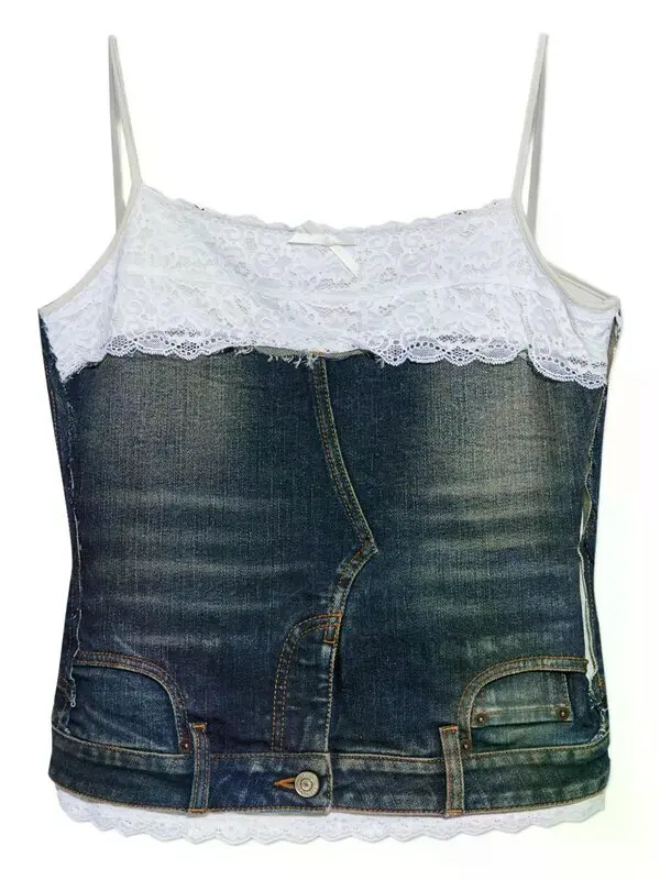 Balenciaga Lace Cotton Top