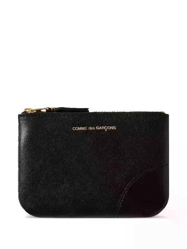 Comme Des Garçons Zip-fastening Leather Wallet - Black