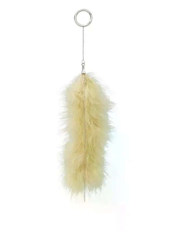 Tory Burch Feather Bag Charm - Neutrals