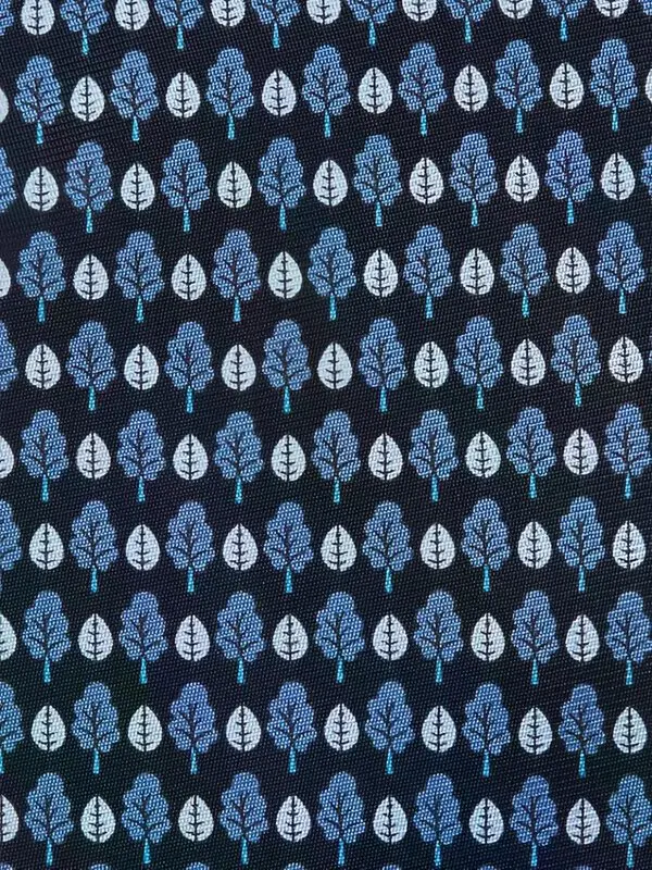 Zegna Leaf-print Neck Tie