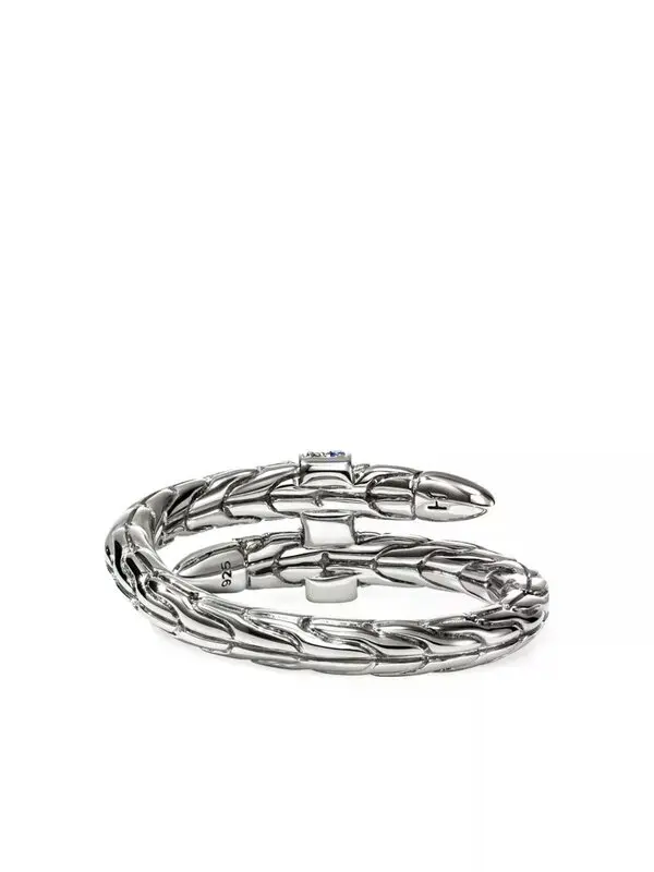 John Hardy Sterling Sapphire Spear Ring - Silver