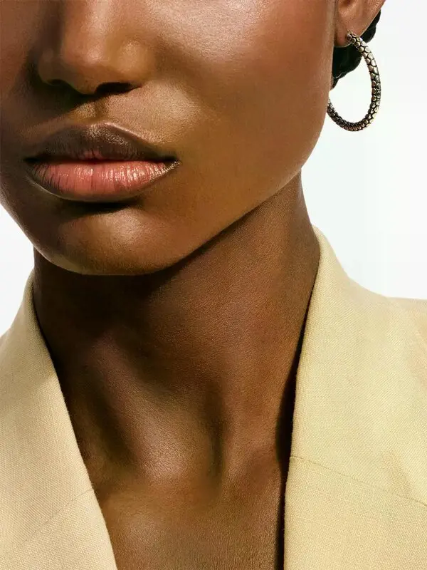 John Hardy Sterling Dot Hoop Earrings - Silver