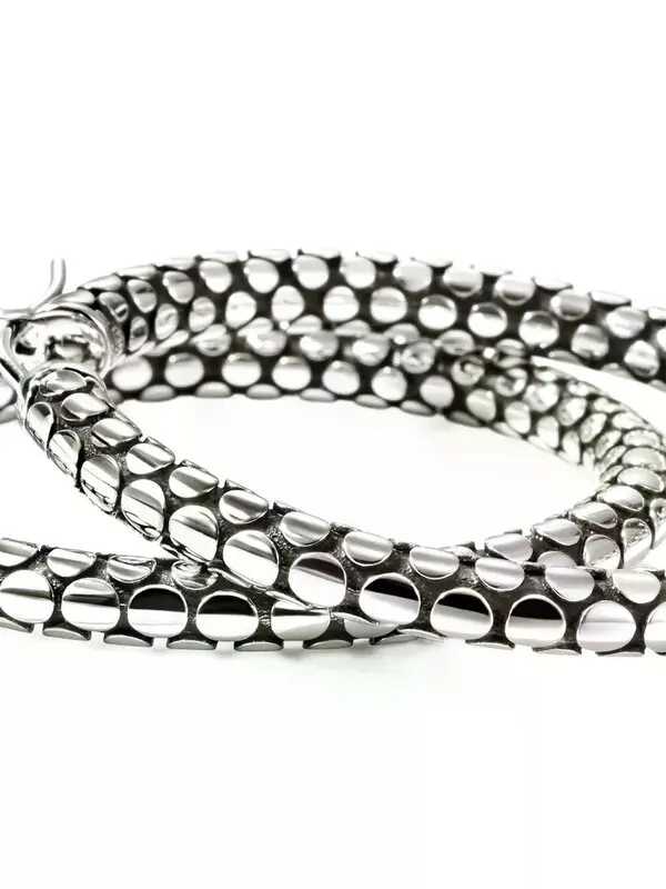 John Hardy Sterling Dot Hoop Earrings - Silver