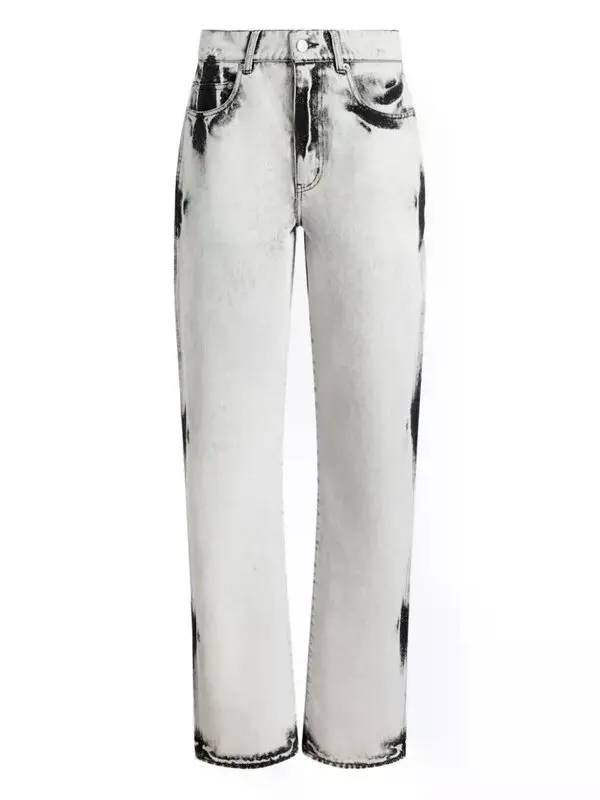 Proenza Schouler Bleached-effect Straight-leg Jeans