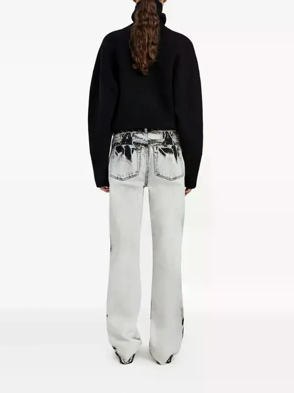 Proenza Schouler Bleached-effect Straight-leg Jeans
