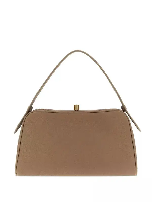 Khaite Embossed Leather Handbag - Neutrals