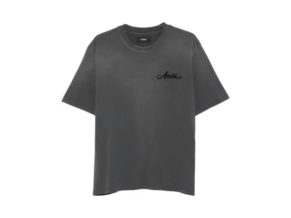 Amiri Bleach Bandana Patch T-shirt