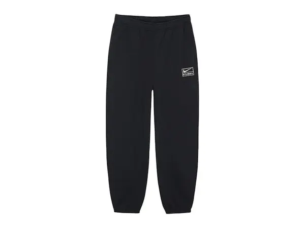 StÜssy X Nike Stone Washed Fleece Pant - Black