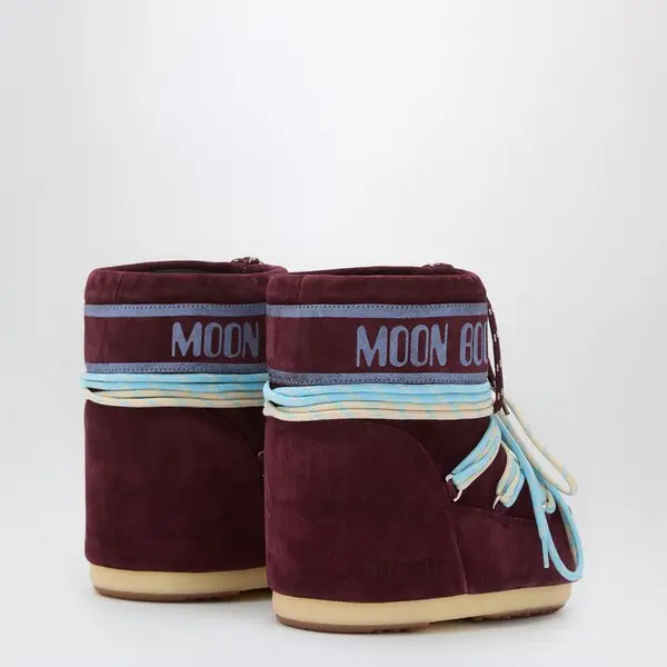 Moon Boot Icon Low Suede Boots - Red