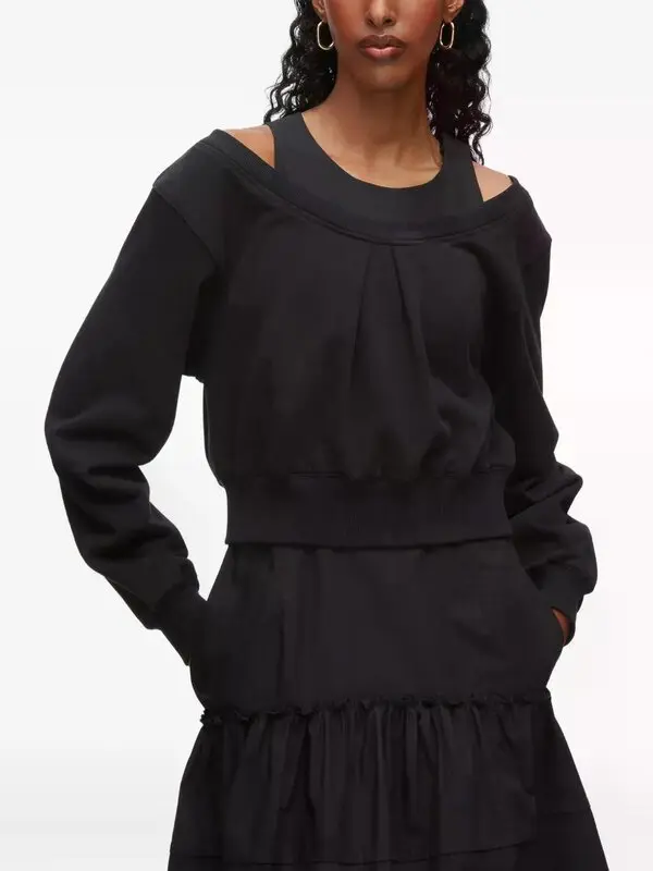 3.1 Phillip Lim Tiered Cold-shoulder Midi Dress