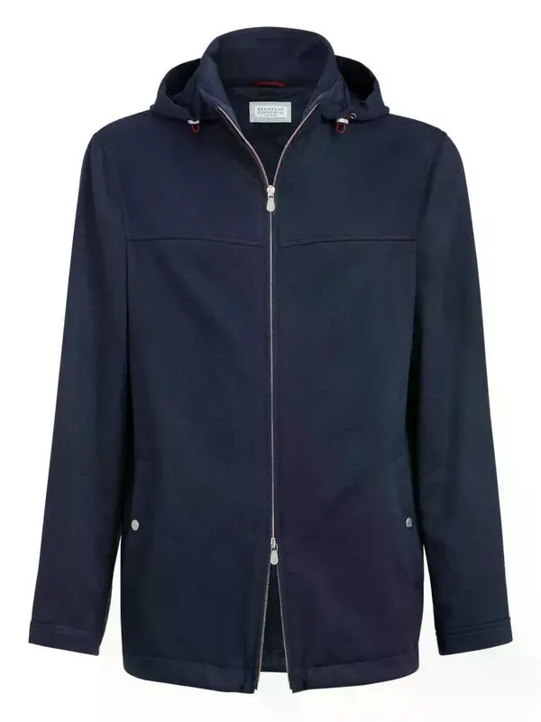 Brunello Cucinelli Zip-up Hooded Jacket
