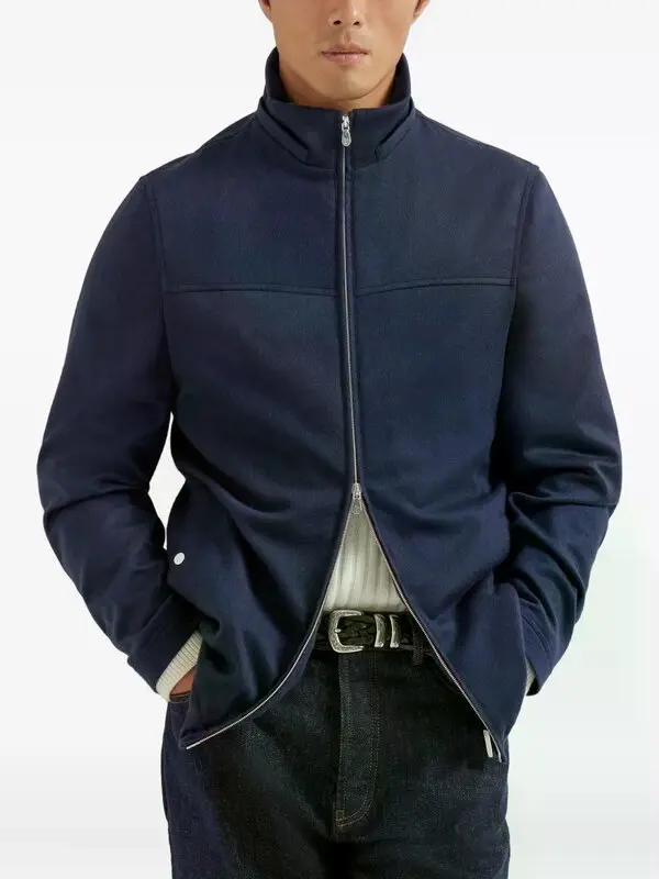 Brunello Cucinelli Zip-up Hooded Jacket