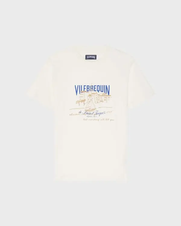 Vilebrequin Tshirt Vbq Bateau Tee Shirt Portisol - White
