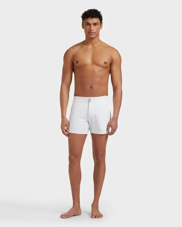 Vilebrequin Flat Belt Tailored Swim Shorts - White