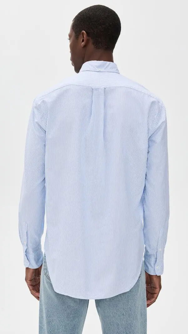 Gitman Bros Striped Classic Oxford Shirt
