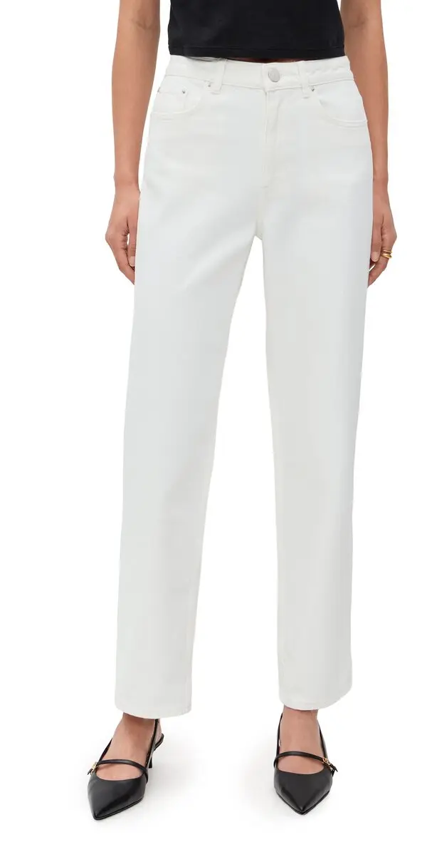 ALIGNE High-rise Straight-leg Jeans
