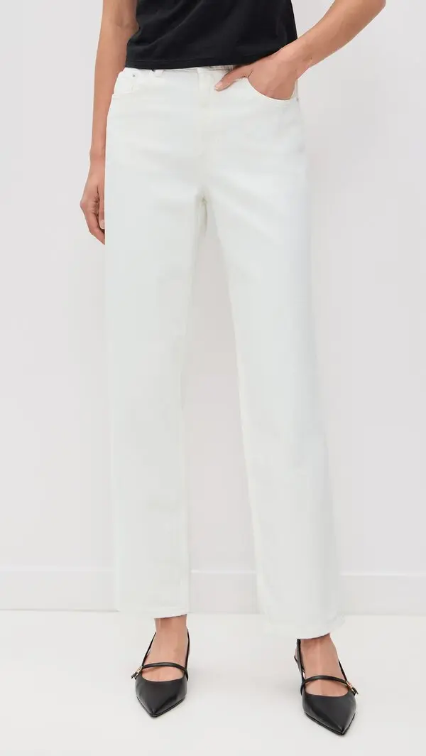 ALIGNE High-rise Straight-leg Jeans
