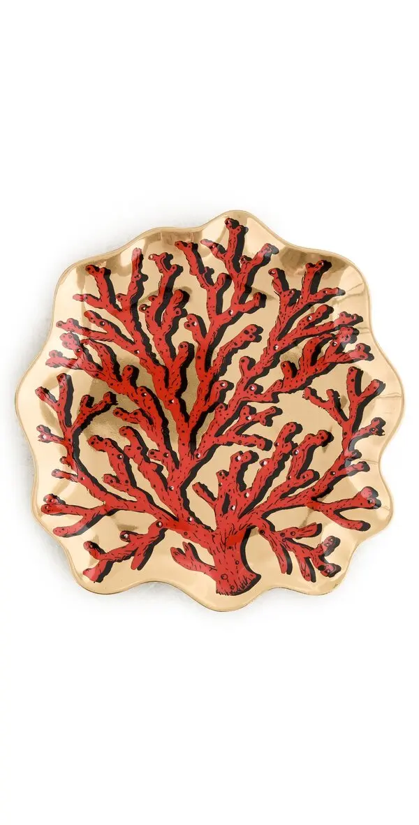 Jonathan Adler Coral Trinket Tray - Red