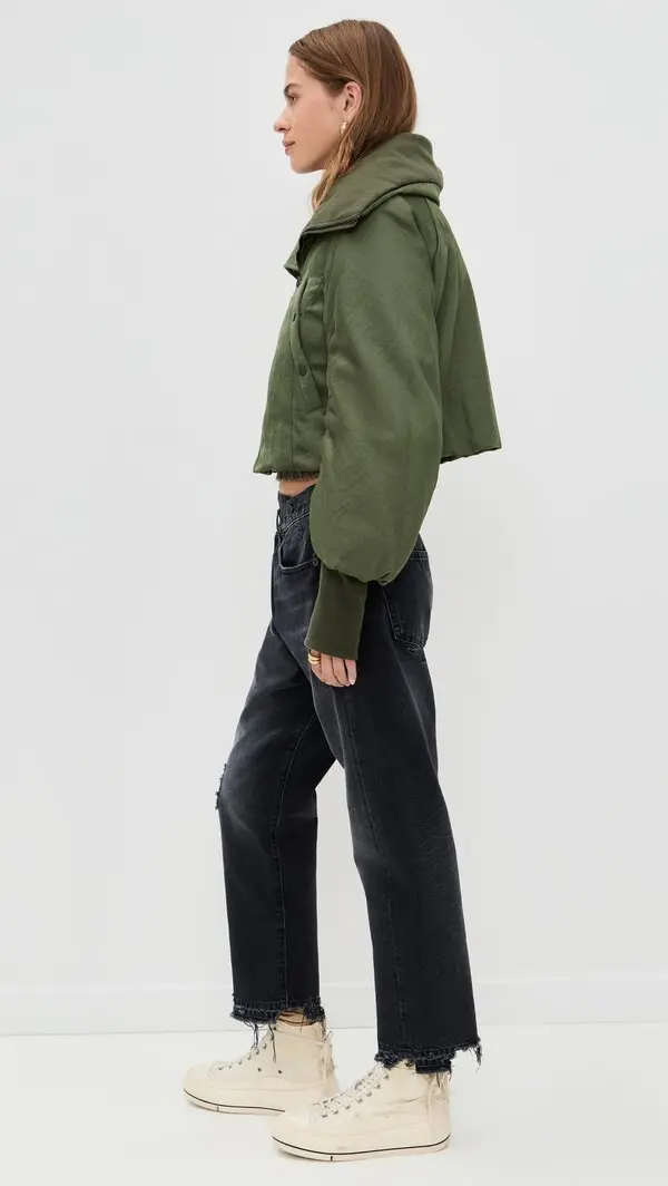 R13 Oversized Padded Flight Jacket