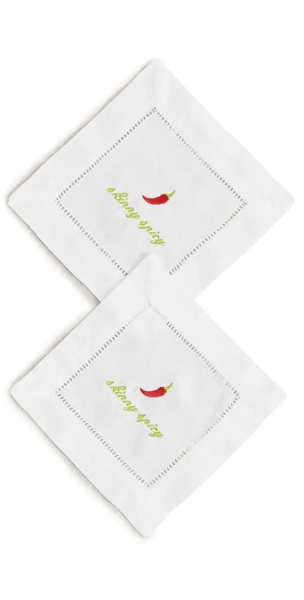 ABBODE Skinny Spicy Napkin - White