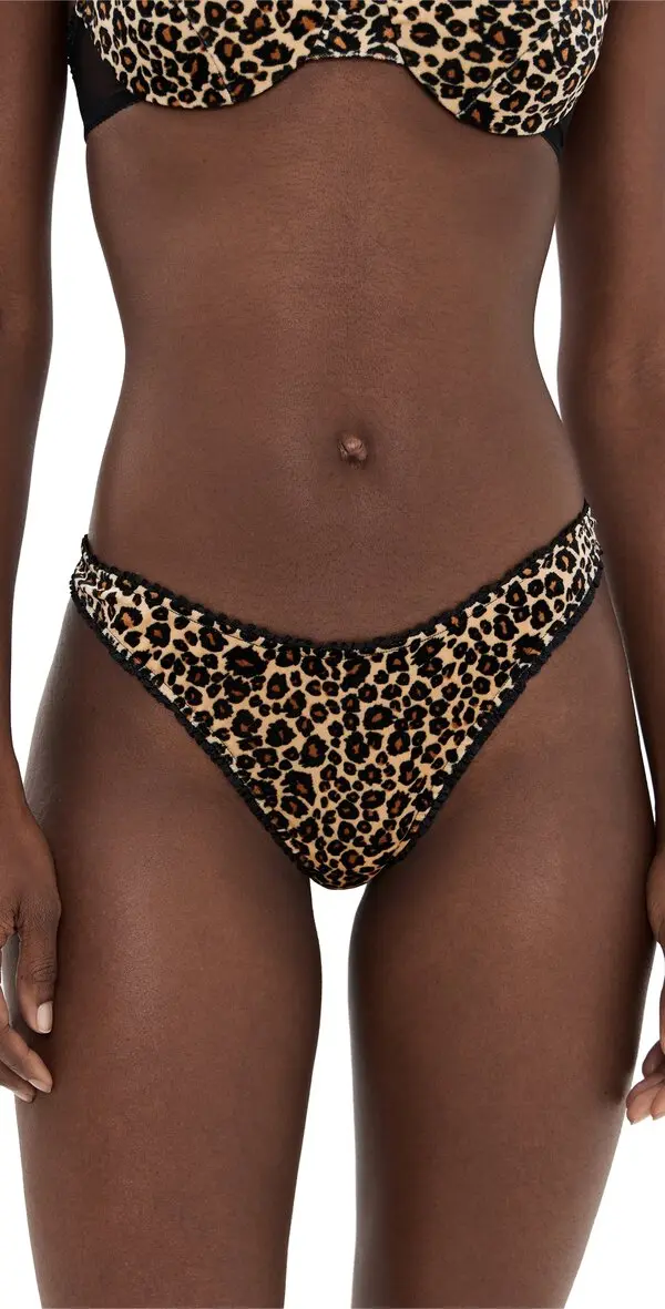 Only Hearts Vintage Thong - Leopard