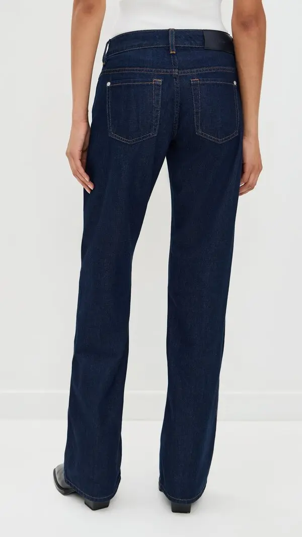 7 For All Mankind Low Straight Jeans