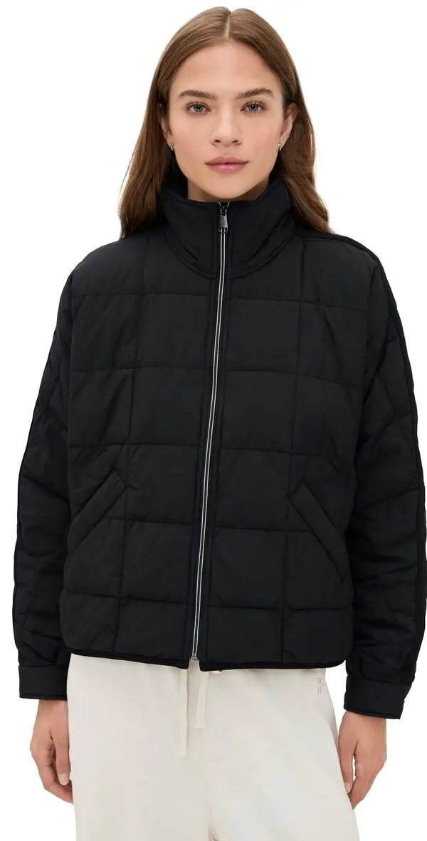 Free People Pippa Packable Puffer Jacket - Black