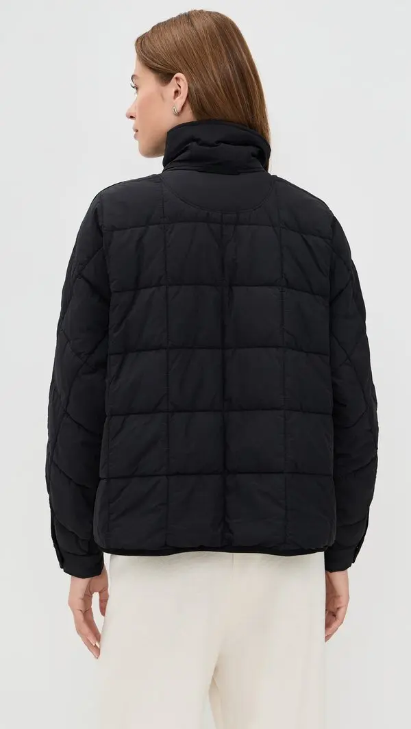 Free People Pippa Packable Puffer Jacket - Black