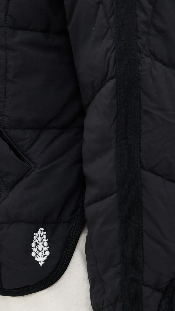 Free People Pippa Packable Puffer Jacket - Black