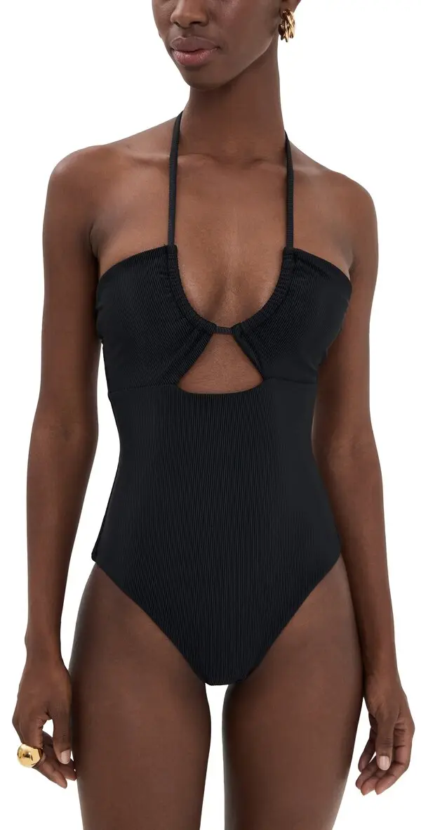 Beach Riot Phoenix One Piece - Black