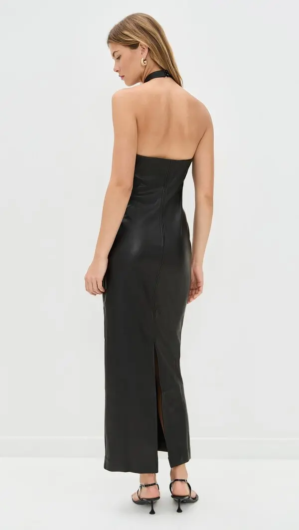 4TH & RECKLESS Rhea Faux Leather Maxi Dress