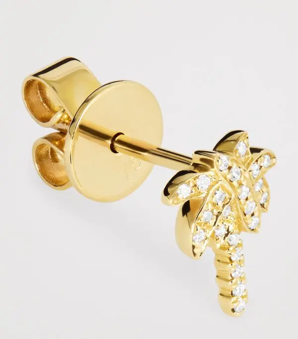 ANITA KO Palm Tree Single Stud Earring
