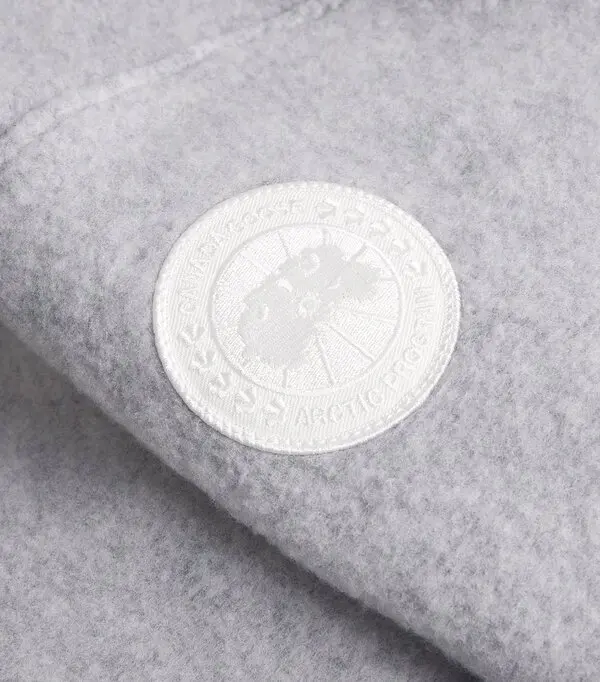 Canada Goose Wool-blend Hudson Bomber Jacket - Silver