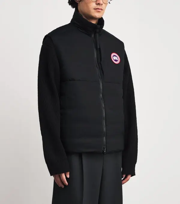 Canada Goose Down Water-repellent Gilet - Black