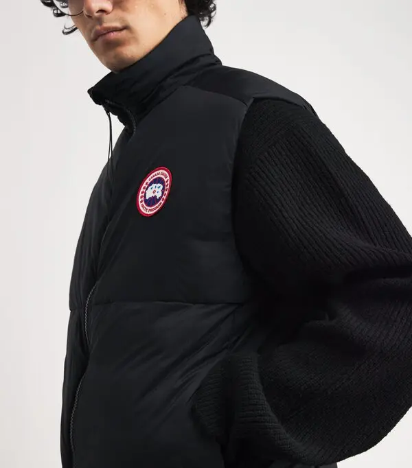 Canada Goose Down Water-repellent Gilet - Black