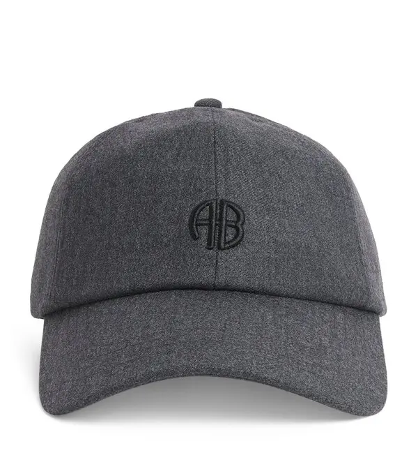 ANINE BING Wool Jeremy Baseball Cap