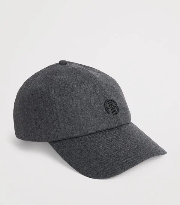 ANINE BING Wool Jeremy Baseball Cap