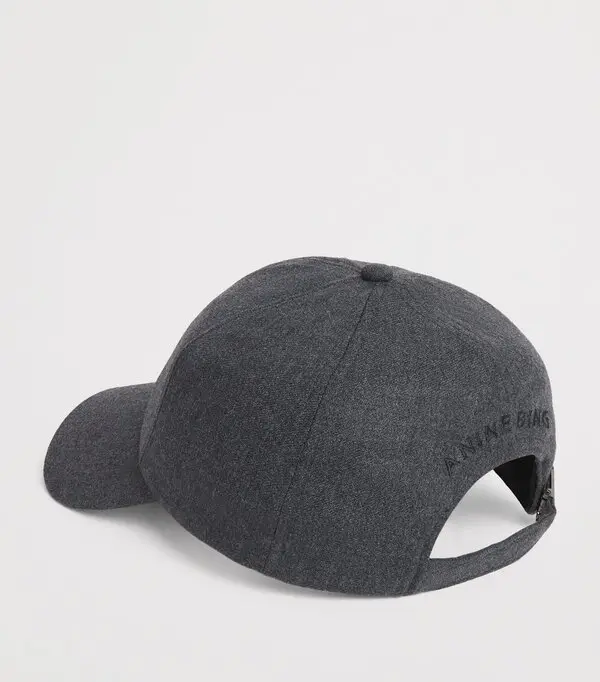 ANINE BING Wool Jeremy Baseball Cap