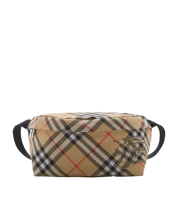 Burberry Check Belt Bag - Beige