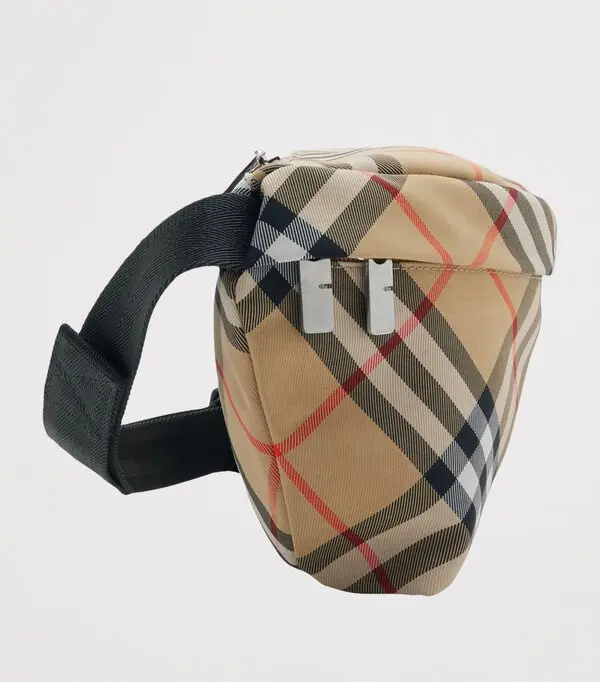 Burberry Check Belt Bag - Beige