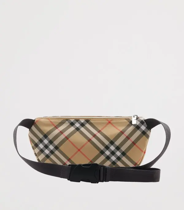 Burberry Check Belt Bag - Beige